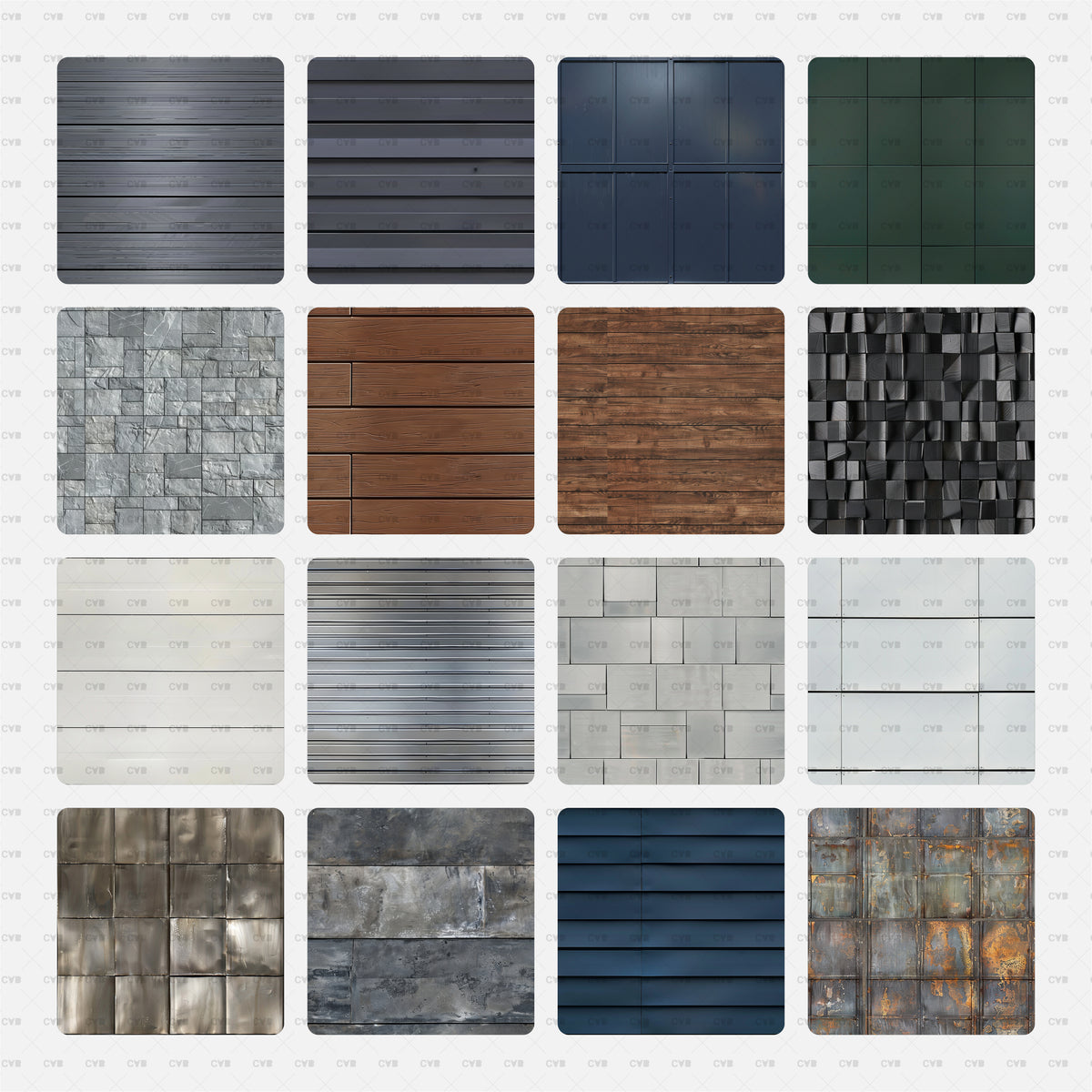 Seamless Pattern Library of Modern Facades Textures | CADasBuilt – cadasbuilt