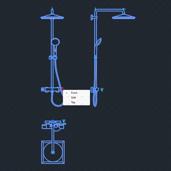 Download Dynamic CAD Blocks Bath Kits | CADasBuilt – cadasbuilt
