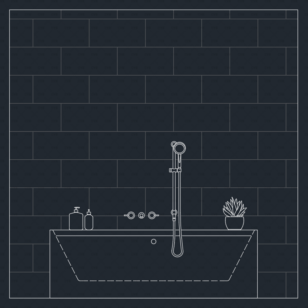 Download Dynamic CAD Blocks Bath Kits | CADasBuilt – cadasbuilt