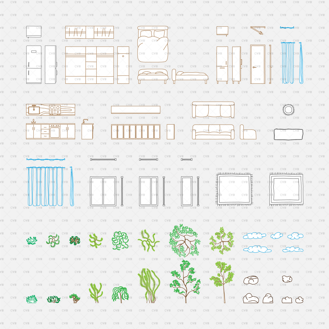 CAD and Vector Junya Ishigami Drawings Template (250 Blocks) – cadasbuilt