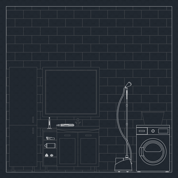 DYNAMIC CAD BLOCKS | 15 Bathroom and Laundry Appliances | CADasBuilt ...