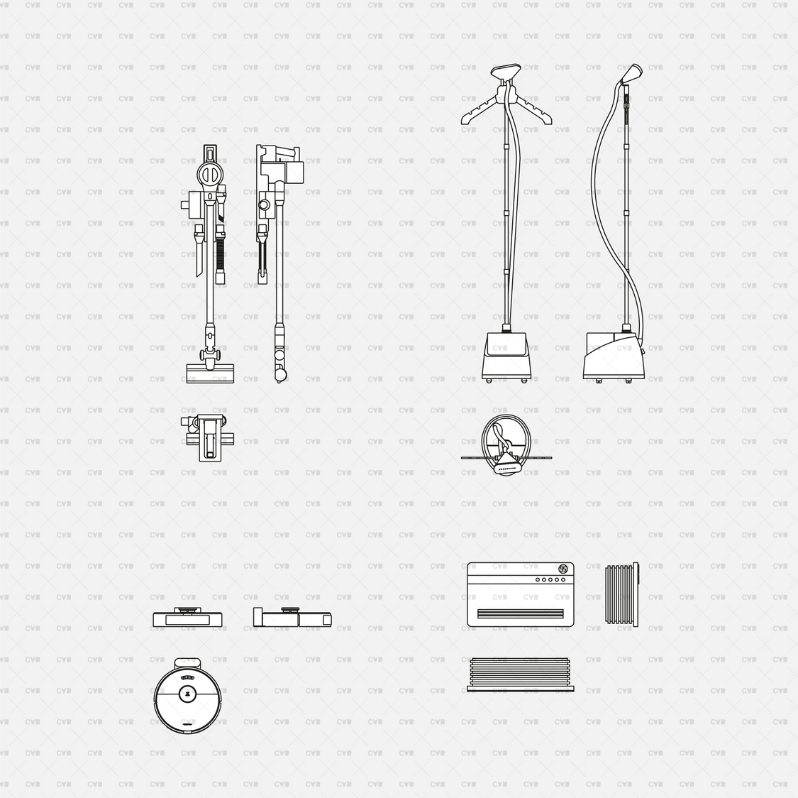 DYNAMIC CAD BLOCKS | 15 Bathroom and Laundry Appliances | CADasBuilt ...