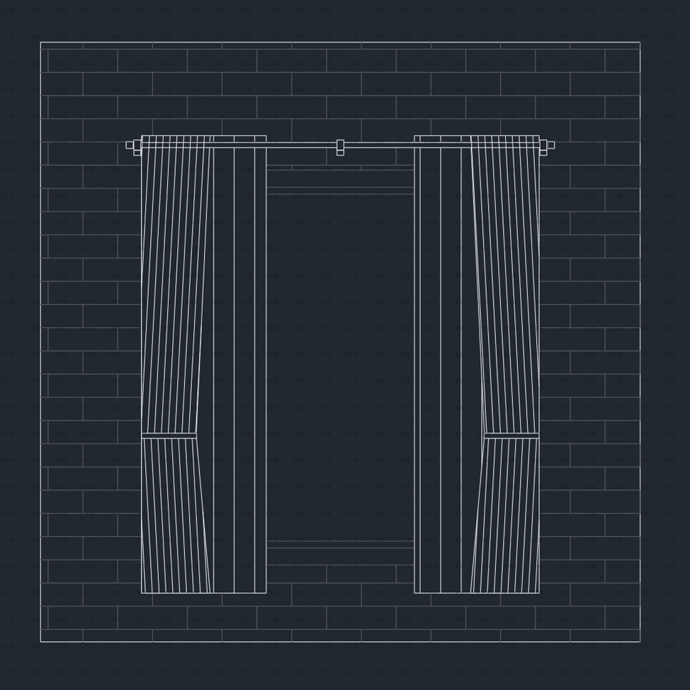 Download Blinds and Curtains | DYNAMIC CAD BLOCKS | CADasBuilt – cadasbuilt