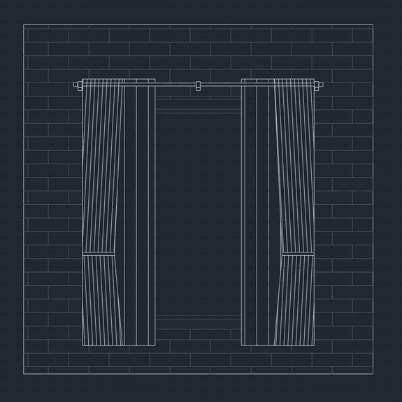 Download Blinds and Curtains | DYNAMIC CAD BLOCKS | CADasBuilt – cadasbuilt