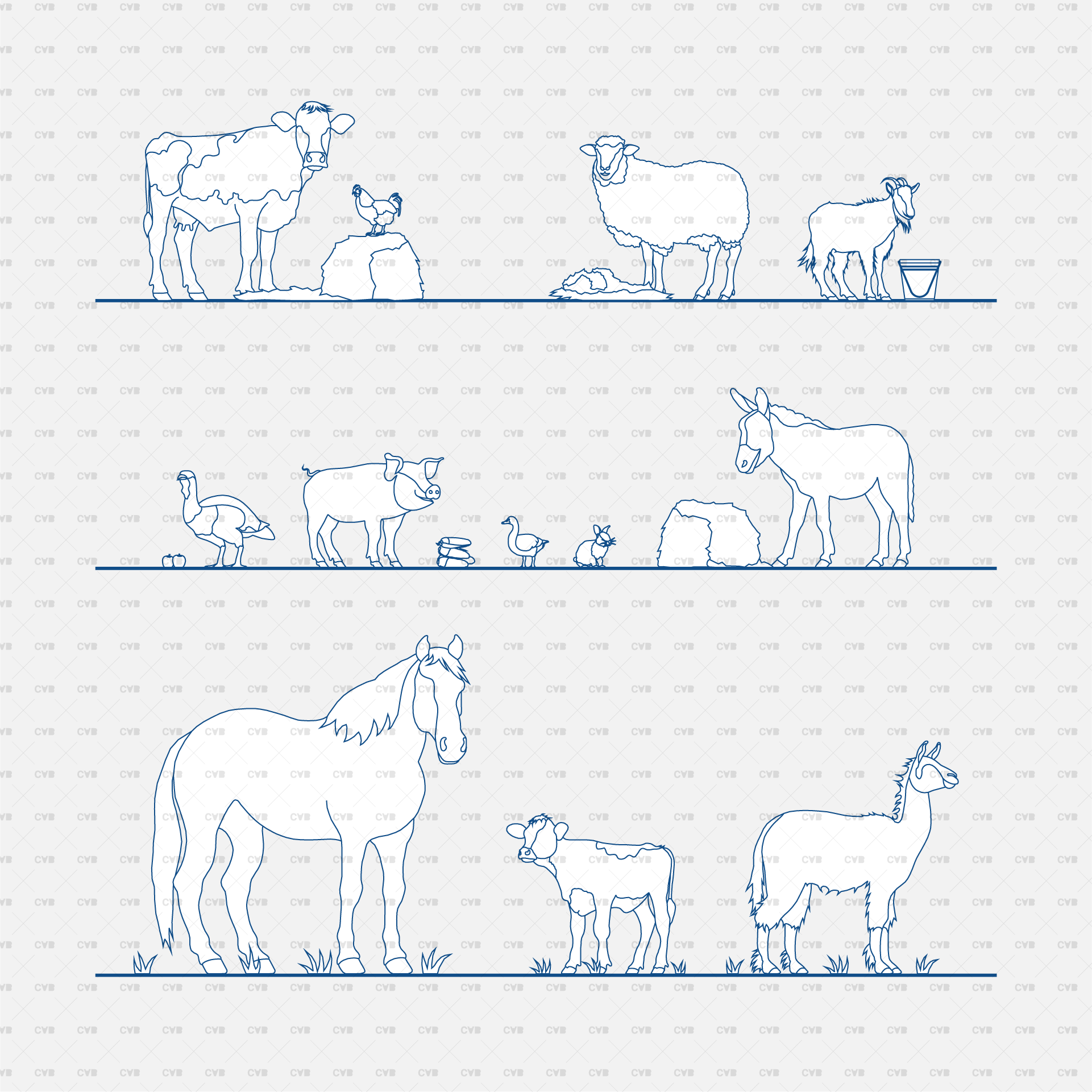 Autocad Blocks Animals