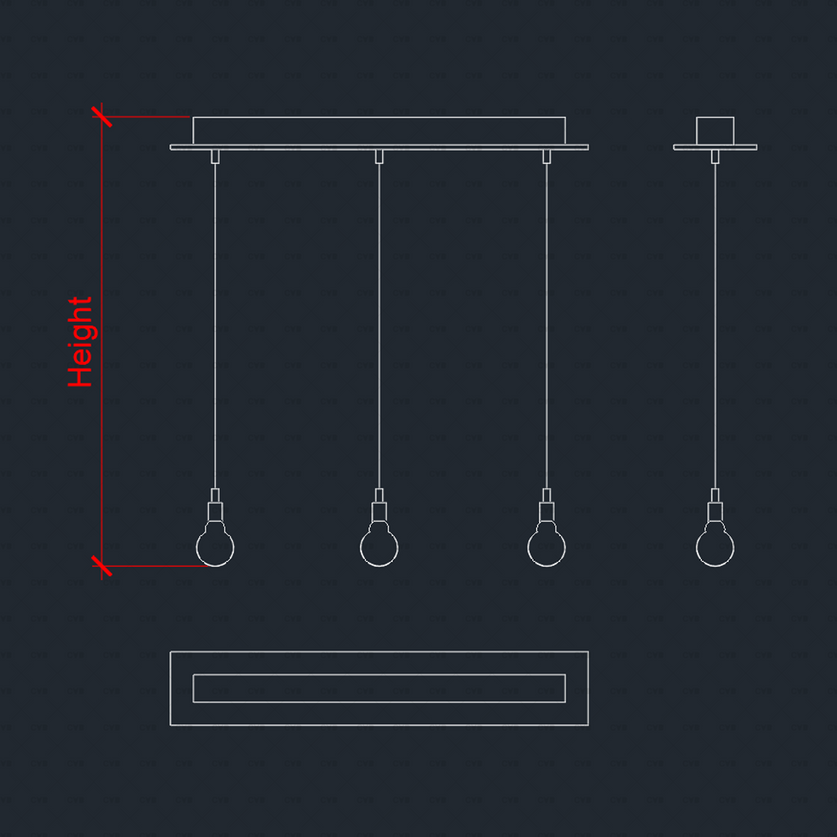 Download 17 Ceiling Lamps | DYNAMIC CAD BLOCKS | CADasBuilt – cadasbuilt