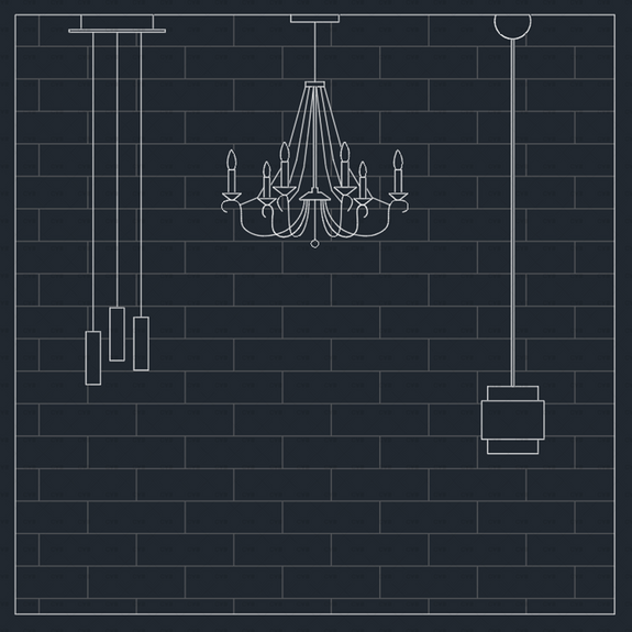 Download 17 Ceiling Lamps | DYNAMIC CAD BLOCKS | CADasBuilt – cadasbuilt