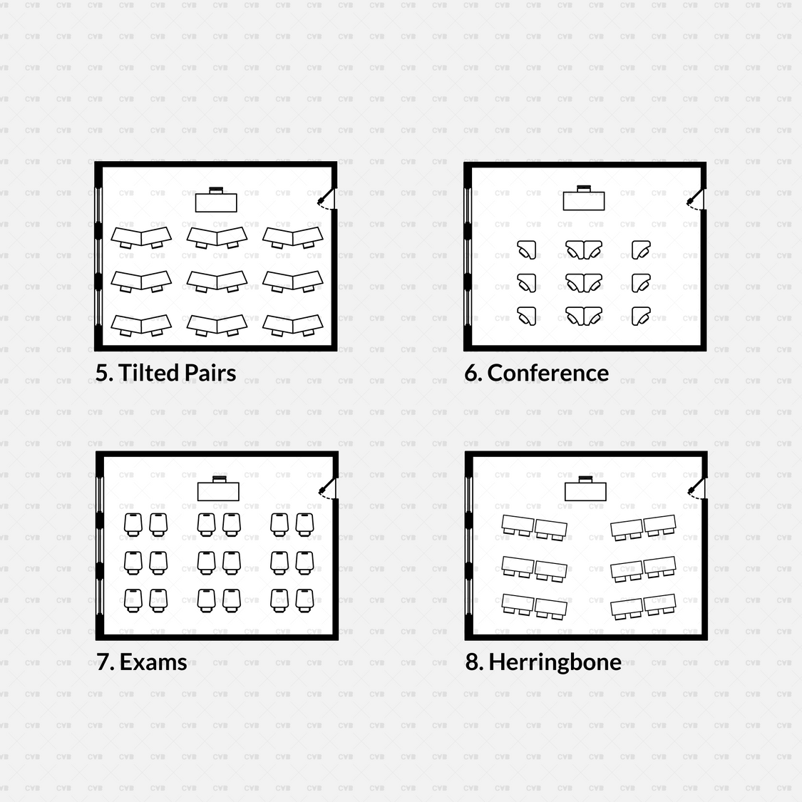 Download CAD Blocks and Vector Classroom Layouts | CADasBuilt – cadasbuilt