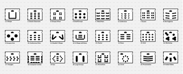 Download CAD Blocks and Vector Classroom Layouts | CADasBuilt – cadasbuilt