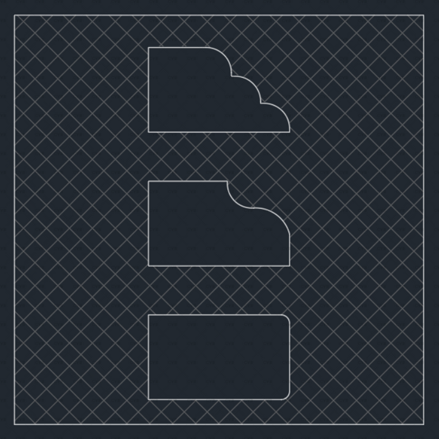 Download CAD Dynamic Blocks and Vector Countertop Edge Profiles ...