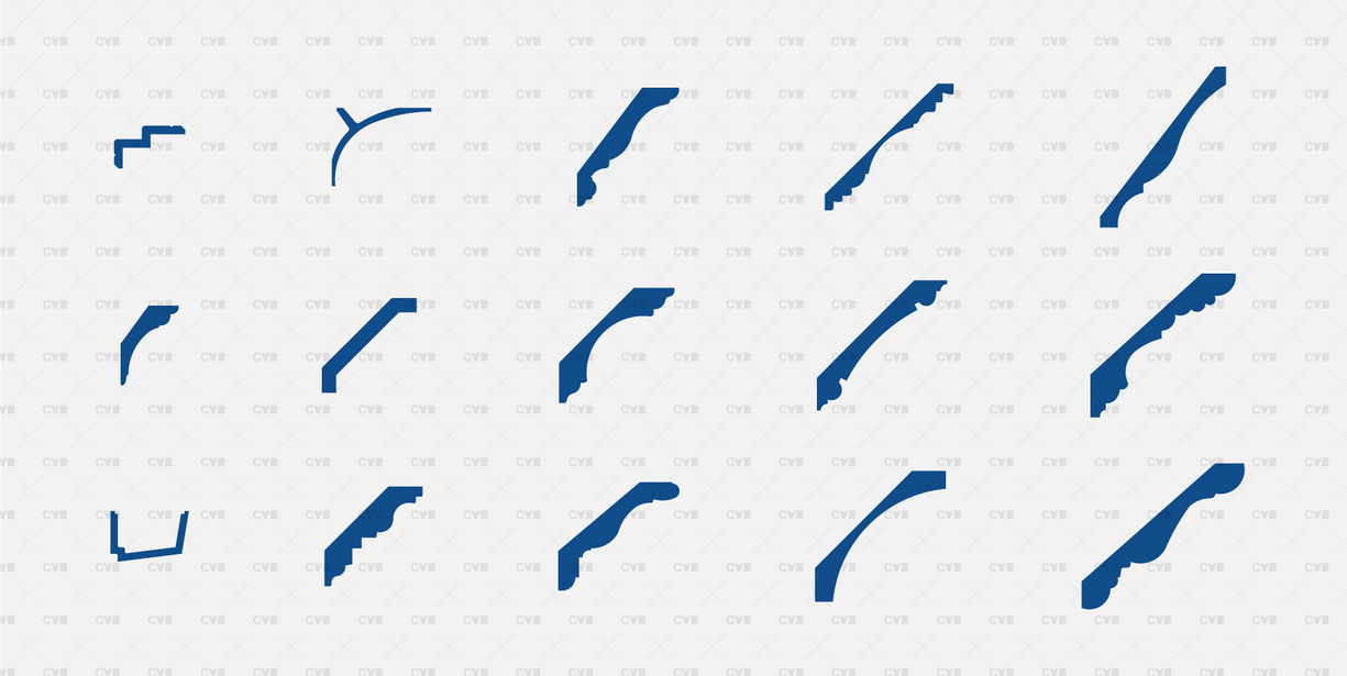 Download CAD Dynamic Blocks and Vector Crown Moldings | CADasBuilt ...