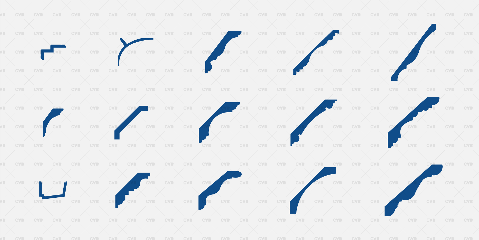 Download CAD Dynamic Blocks and Vector Crown Moldings | CADasBuilt ...