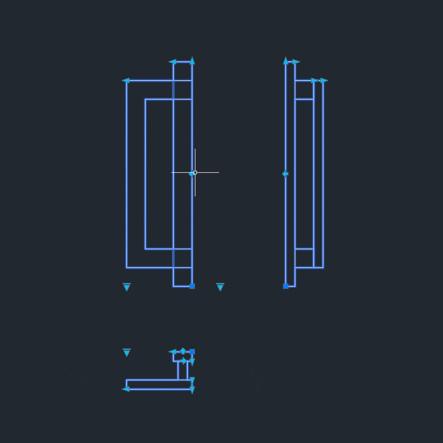Download CAD Dynamic Blocks Door Handles | CADasBuilt – cadasbuilt