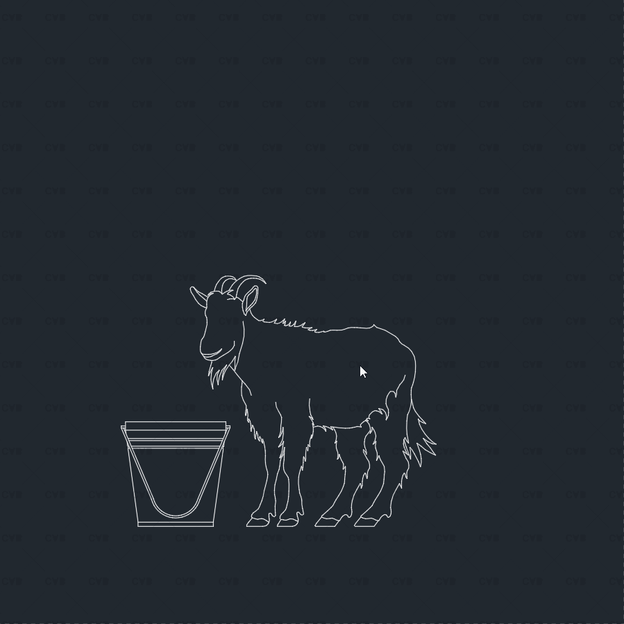 Download 12 Farm Animals | DYNAMIC CAD BLOCKS | CADasBuilt – cadasbuilt
