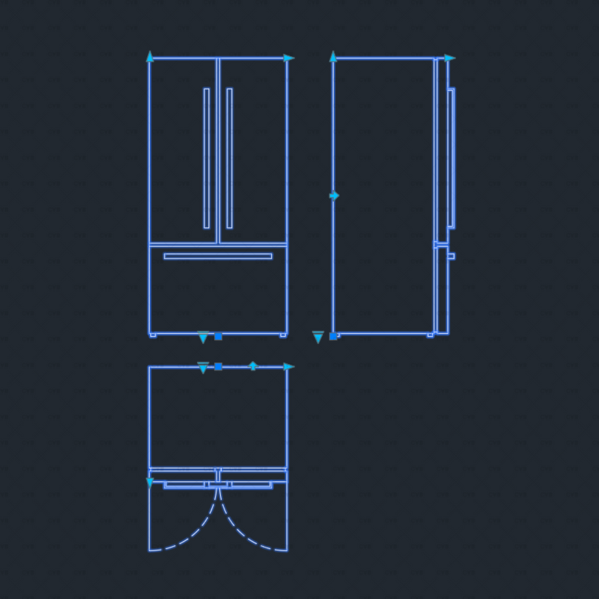 DYNAMIC CAD BLOCKS | Kitchen Appliances | CADasBuilt – cadasbuilt