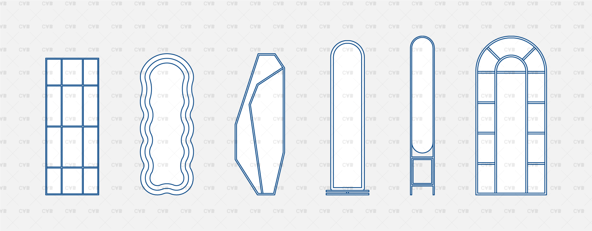 Download DYNAMIC CAD BLOCKS Wall Mirrors | CADasBuilt – cadasbuilt