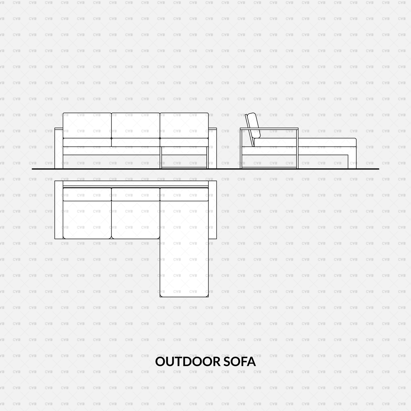 Download DYNAMIC CAD BLOCKS Outdoor Furniture | CADasBuilt – cadasbuilt