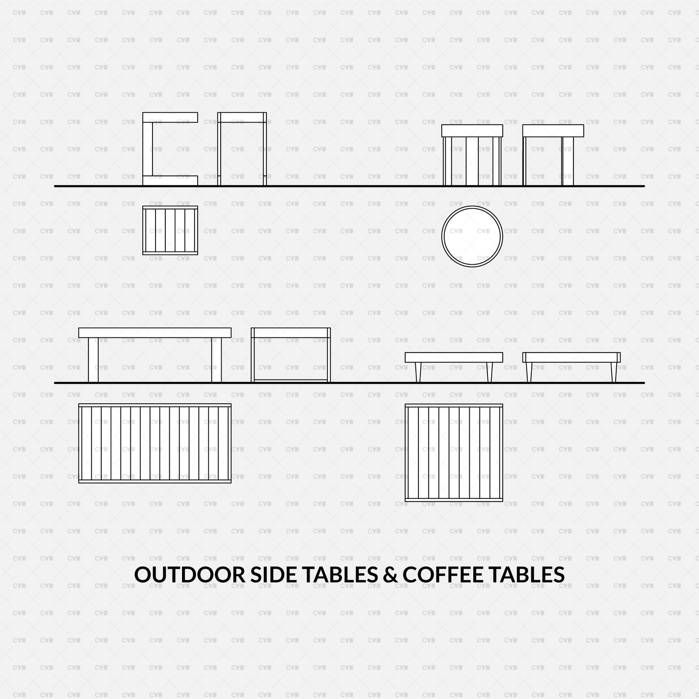 Download DYNAMIC CAD BLOCKS Outdoor Furniture | CADasBuilt – cadasbuilt