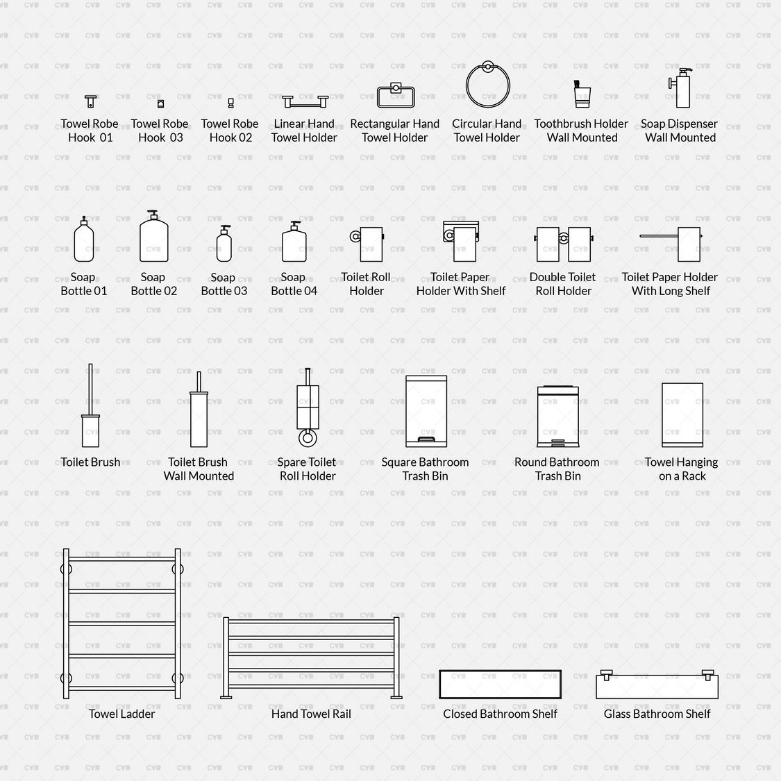 Download Bathroom and Toilet CAD Blocks - CADasBuilt – cadasbuilt