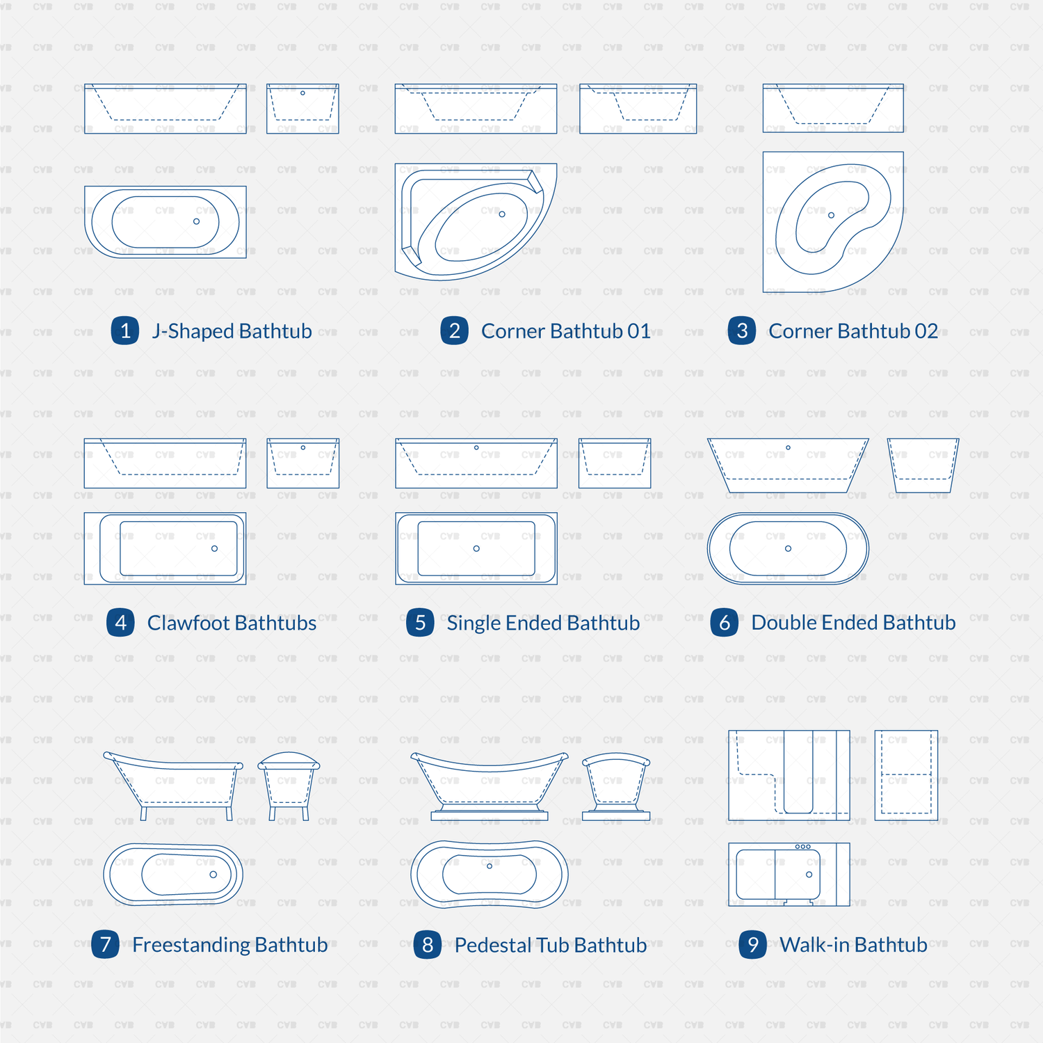 Download Bathroom and Toilet CAD Blocks - CADasBuilt – cadasbuilt