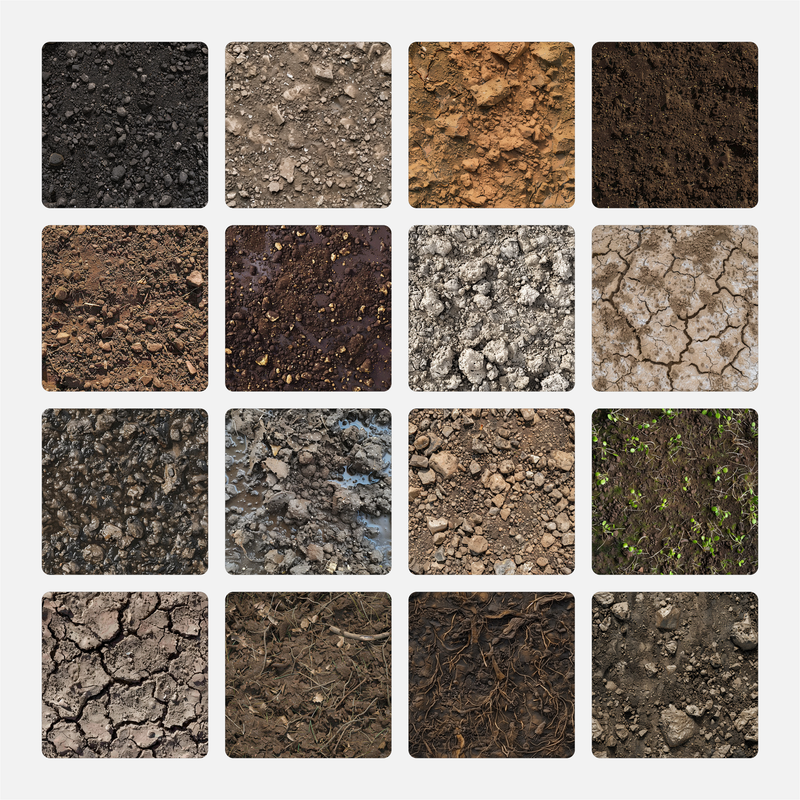 Seamless Pattern Library of Soil and Earth Textures | CADasBuilt ...
