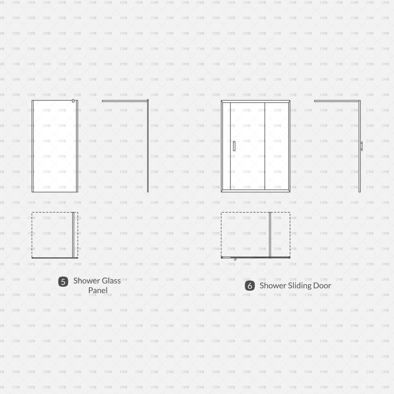Download Dynamic CAD Shower Enclosures | CADasBuilt – cadasbuilt