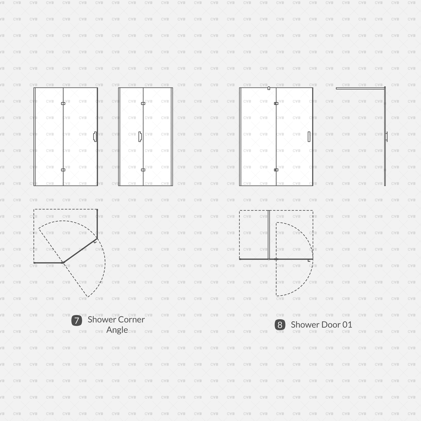 Download Dynamic CAD Shower Enclosures | CADasBuilt – cadasbuilt