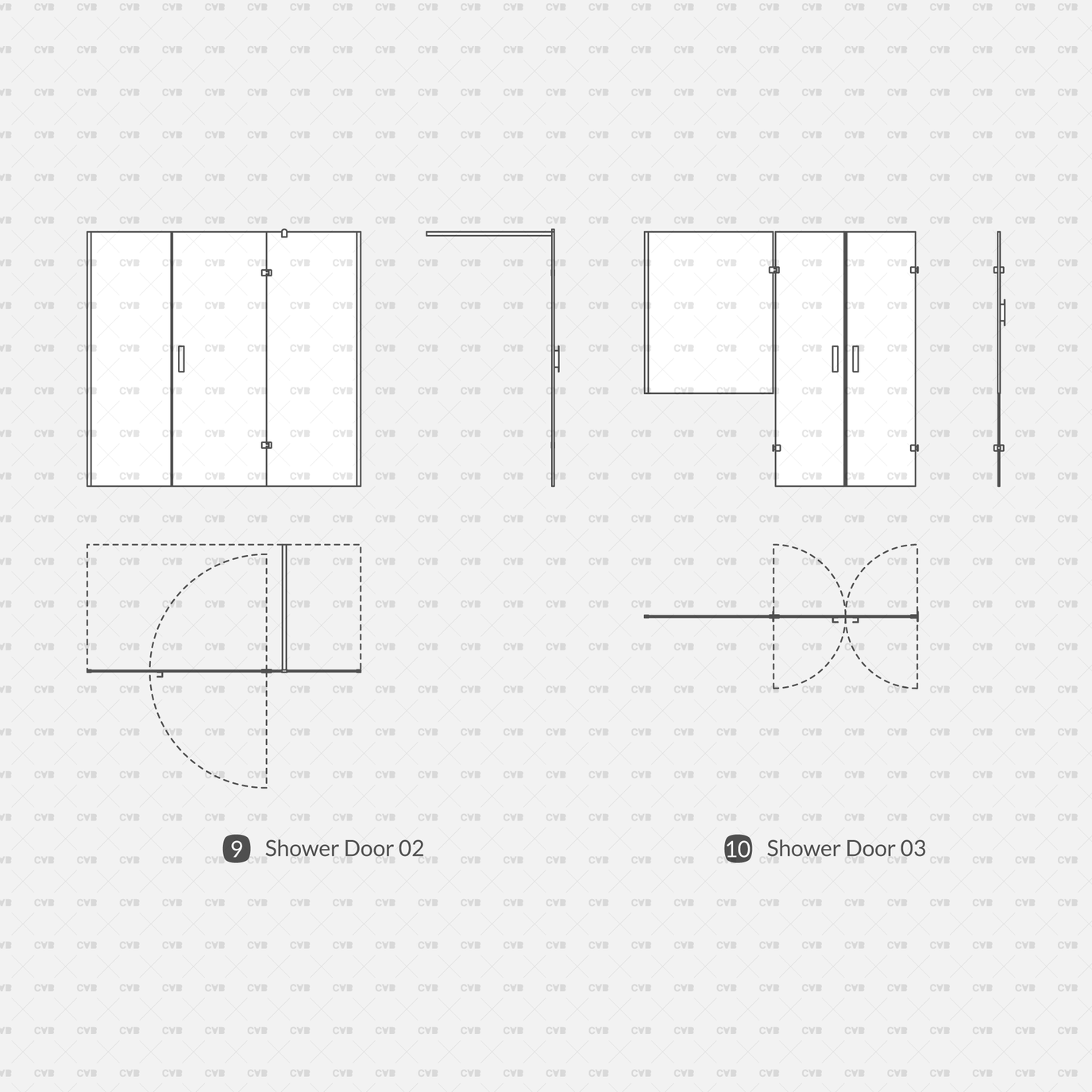 Download Dynamic CAD Shower Enclosures | CADasBuilt – cadasbuilt