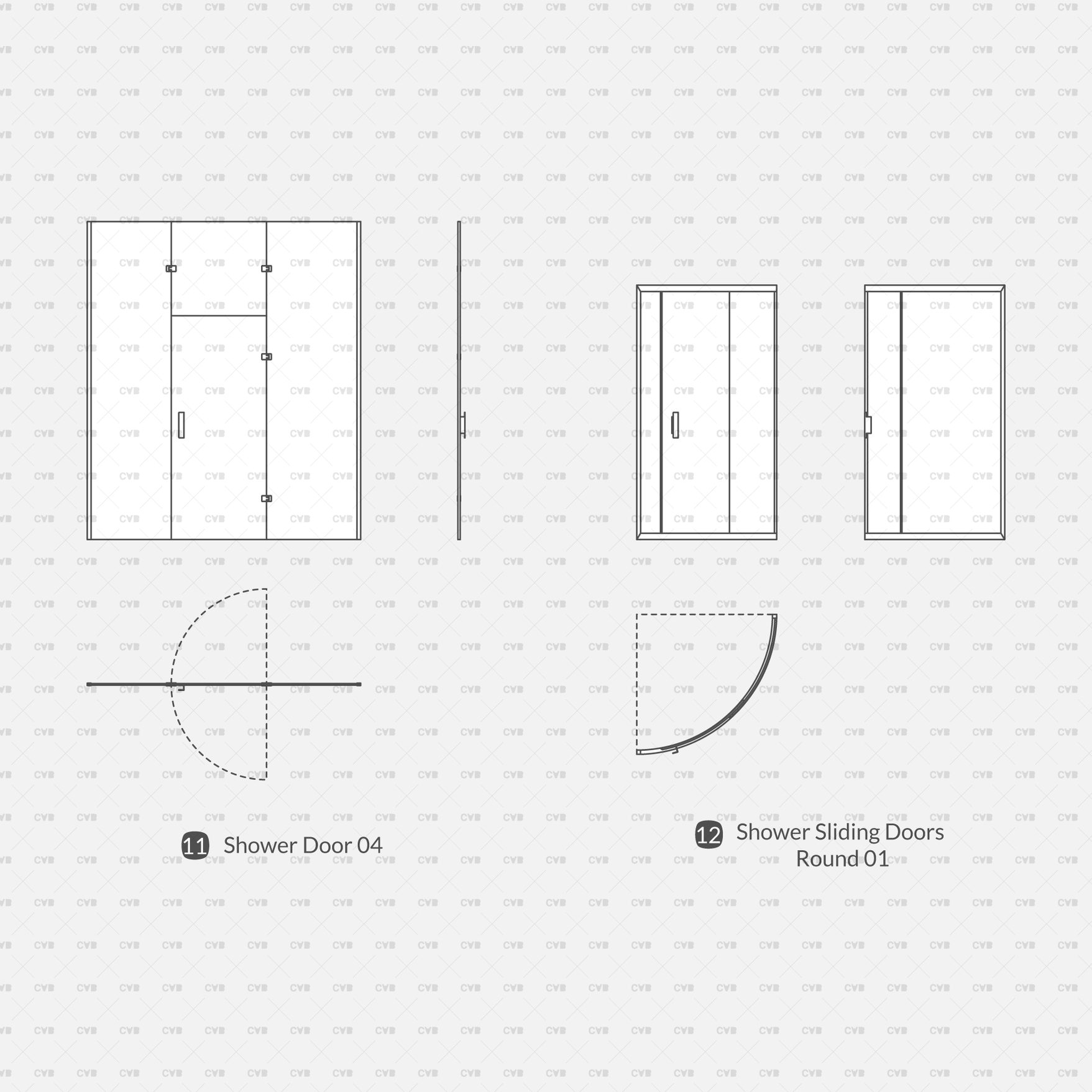 Download Dynamic CAD Shower Enclosures | CADasBuilt – cadasbuilt