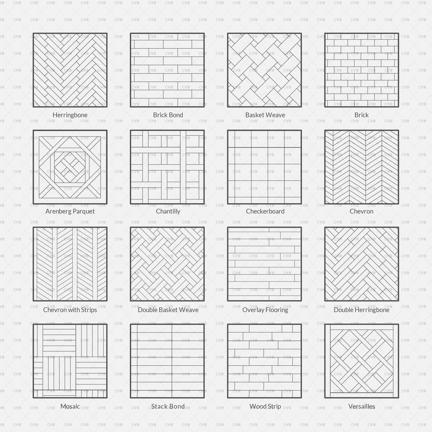 Download Vector Illustrator Pattern Library - Wood Flooring ...