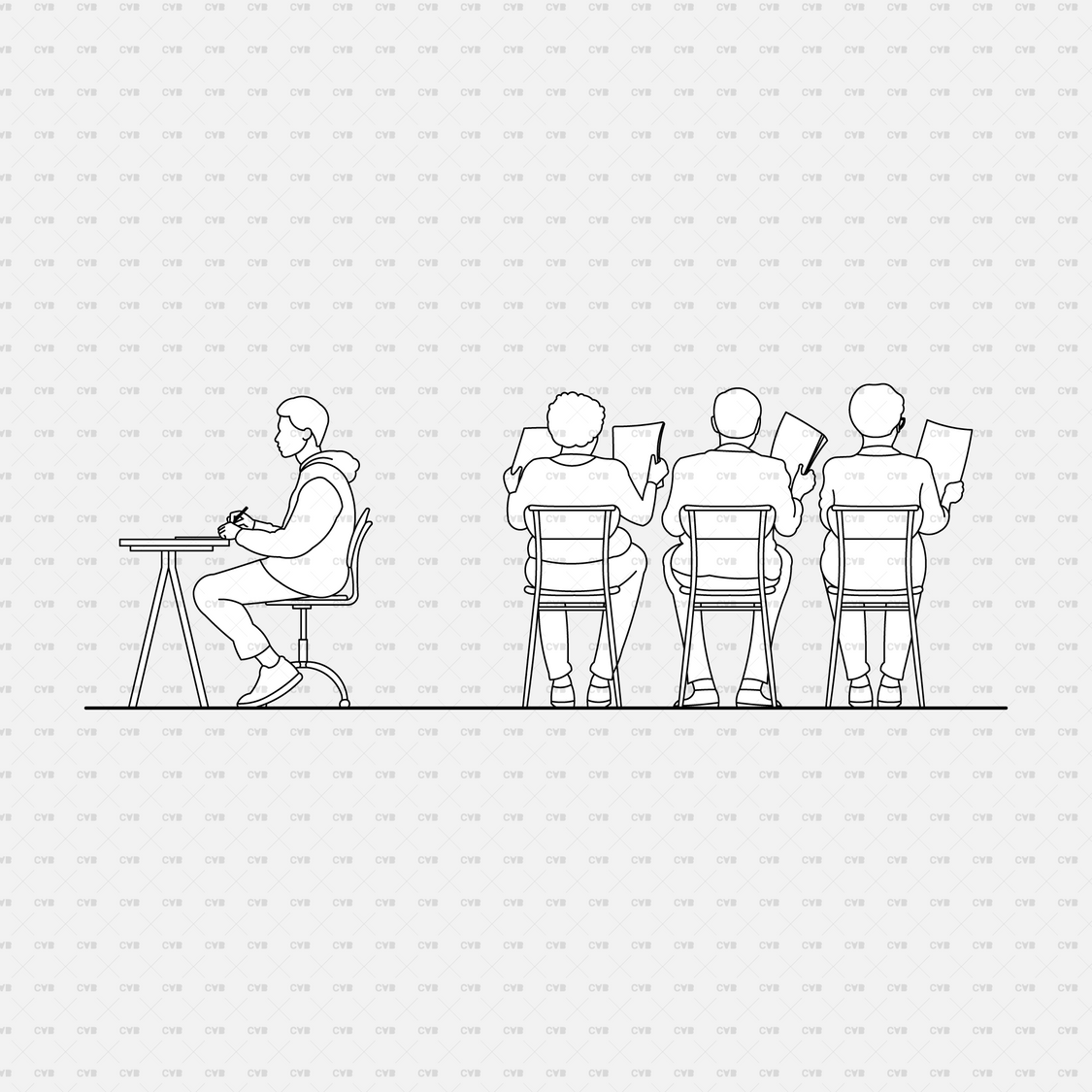 CAD Blocks and Vector People Studying and Reading – cadasbuilt