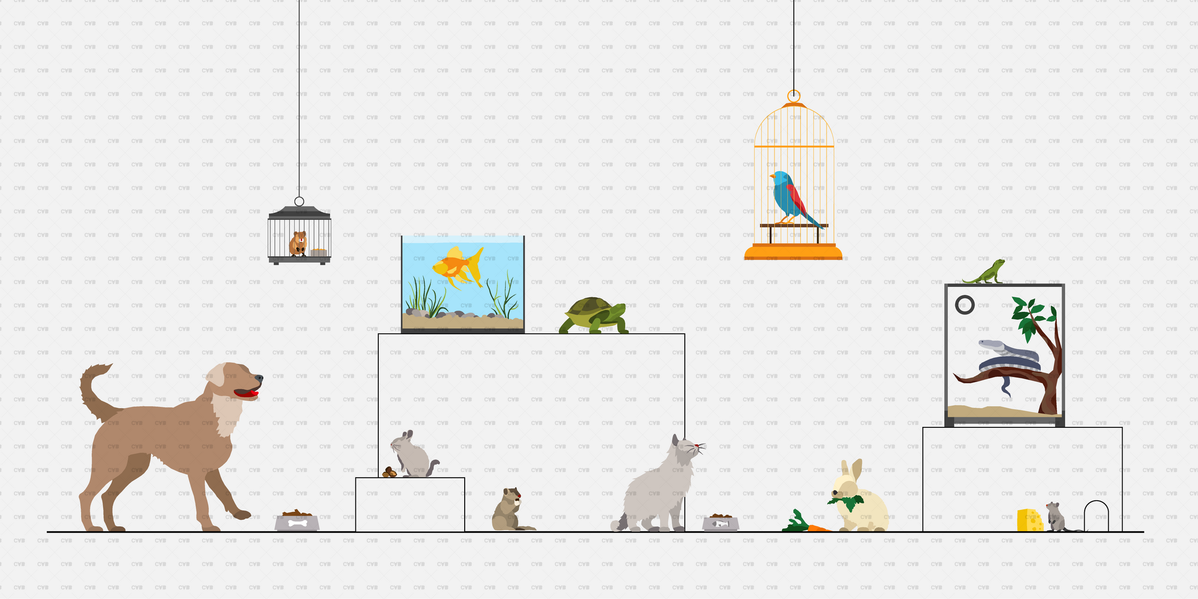 Download 12 Household Pets | DYNAMIC CAD BLOCKS | CADasBuilt – cadasbuilt
