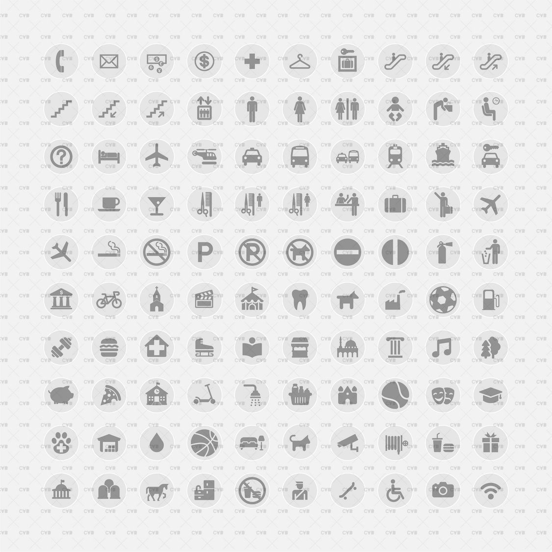 CAD Blocks and Vector Program Diagram and Site Analysis Symbols ...