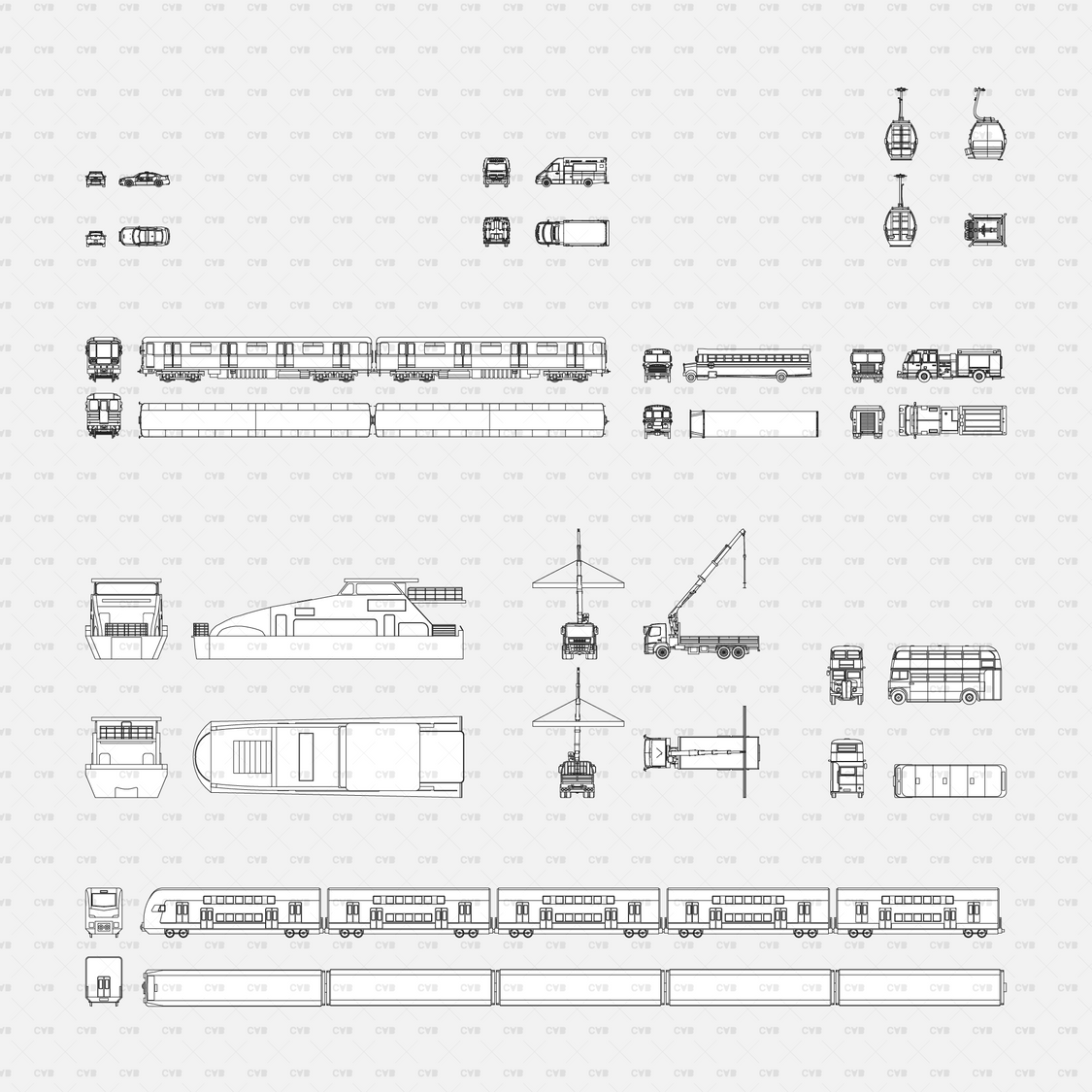 Download DYNAMIC CAD BLOCKS Vehicles | CADasBuilt – cadasbuilt