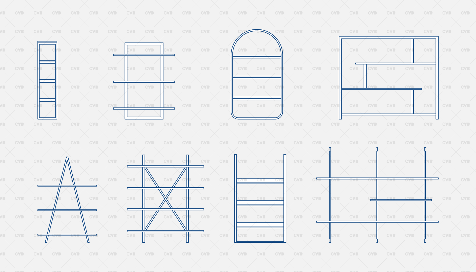 Download CAD Dynamic Blocks Shelves and Storage 01 | CADasBuilt ...