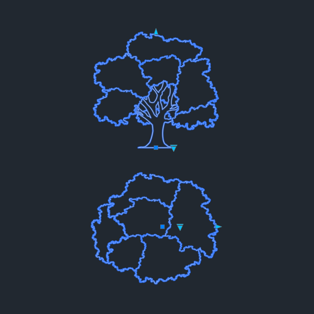 Download DYNAMIC CAD Trees BLOCKS | CADasBuilt – cadasbuilt