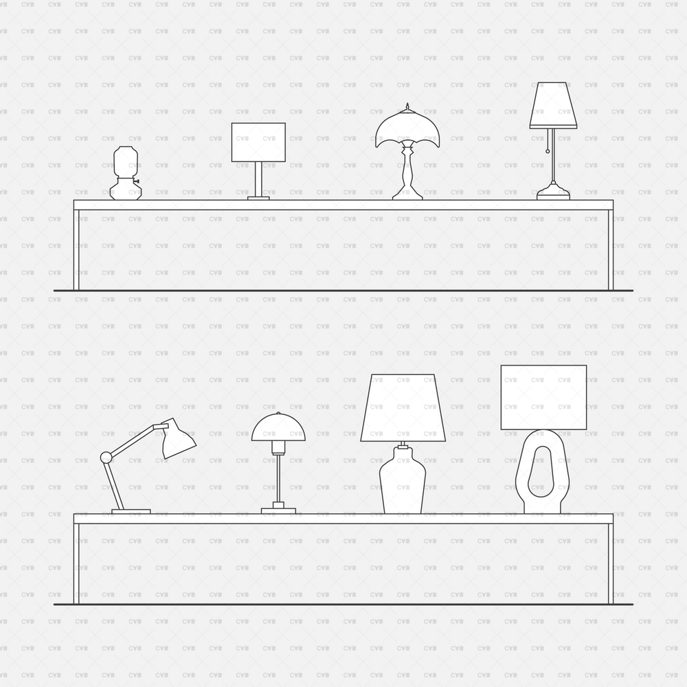 Lighting CAD Blocks – Wall, Ceiling & Track Lamps | CADasBuilt – cadasbuilt