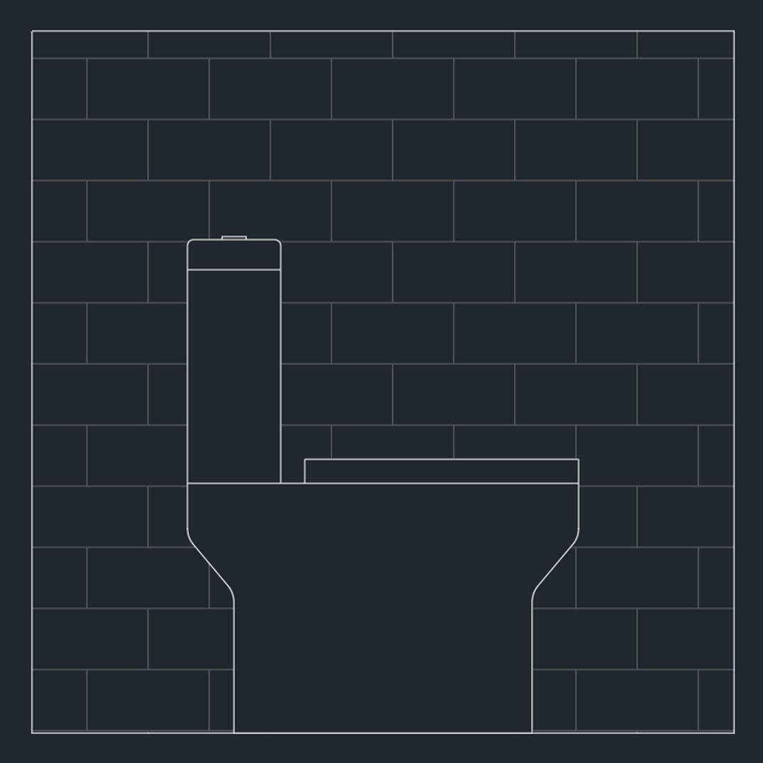 Dynamic Free CAD Toilet Block - Dynamic DWG + SVG – cadasbuilt