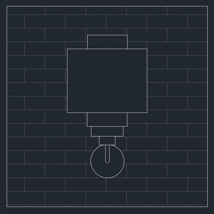 Download 13 Wall Lamps | DYNAMIC CAD BLOCKS | CADasBuilt – cadasbuilt