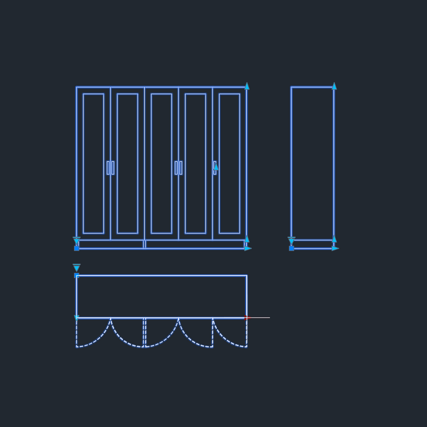 Download DYNAMIC CAD BLOCKS Wardrobes | CADasBuilt – cadasbuilt