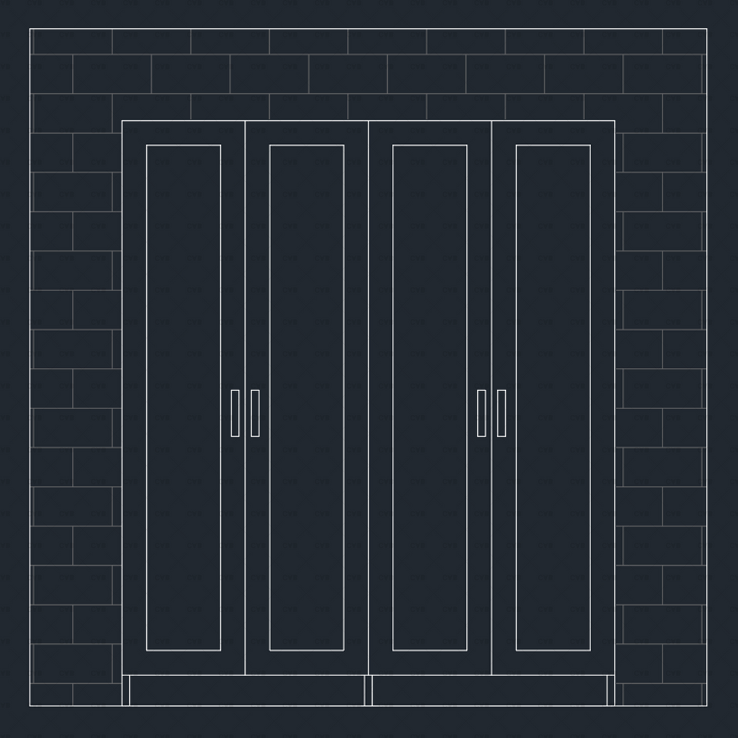 Download DYNAMIC CAD BLOCKS Wardrobes | CADasBuilt – cadasbuilt