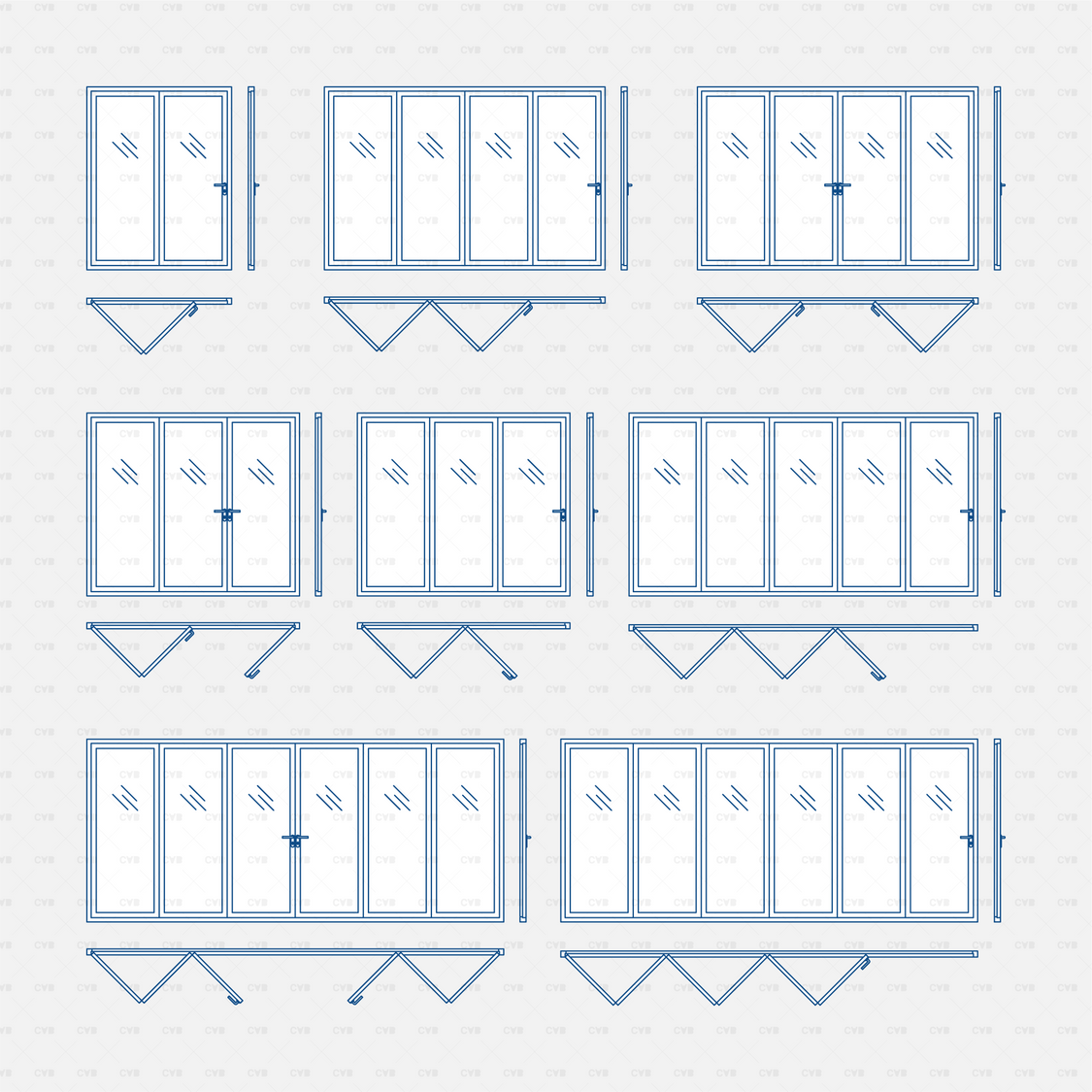 Door & Window CAD Blocks DWG for AutoCAD | CADasBuilt – cadasbuilt
