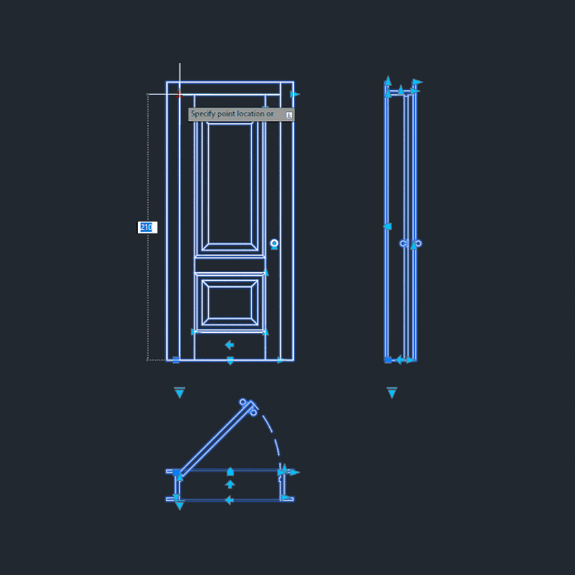 Download CAD Dynamic Blocks Doors Pack | CADasBuilt – cadasbuilt