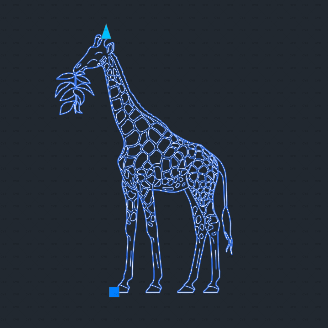 Download 13 Zoo Animals | DYNAMIC CAD BLOCKS | CADasBuilt – cadasbuilt