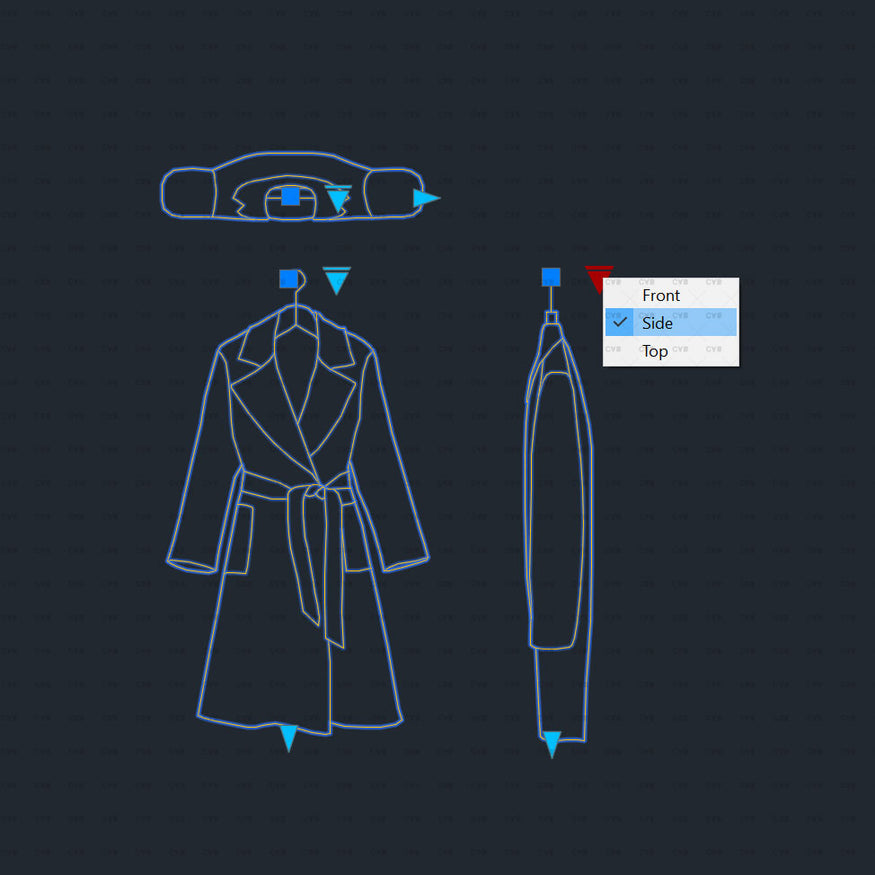 Download Dynamic CAD Blocks and Vector Wardrobe Objects - His (Men ...