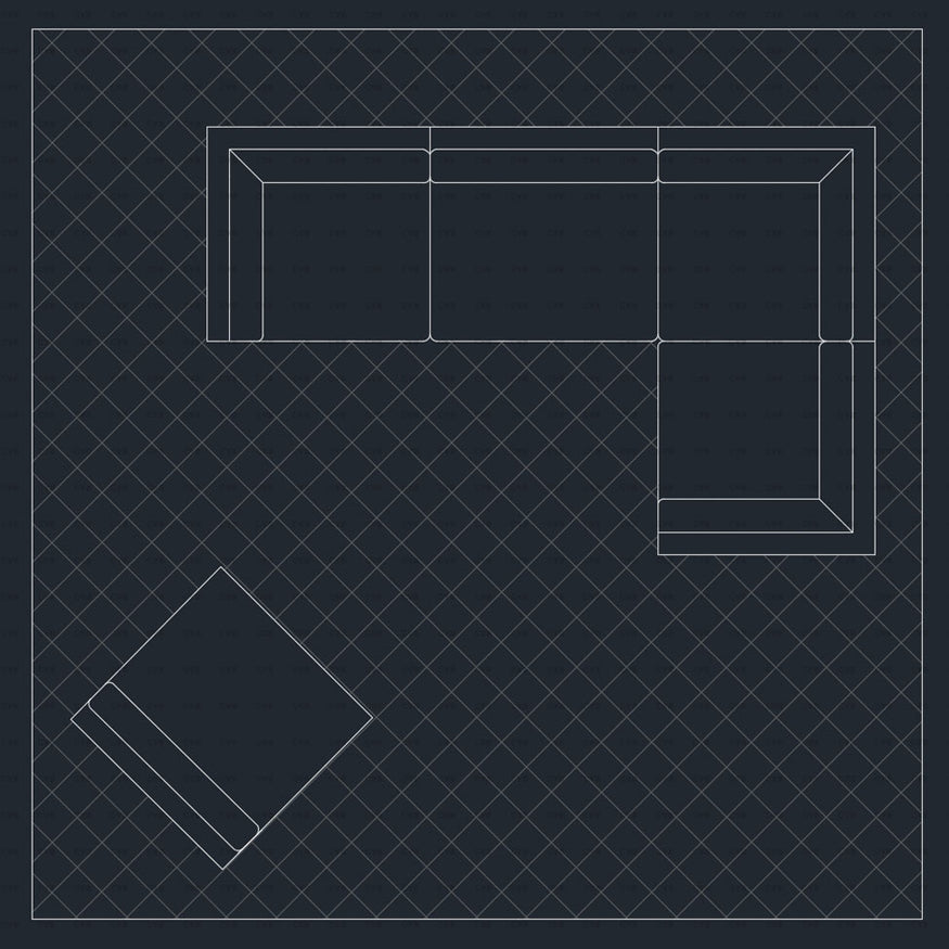 Download CAD Dynamic Blocks and Vector Modular Sofa | CADasBuilt ...